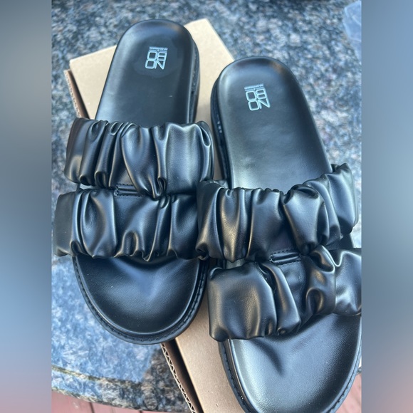 No Boundaries | Shoes | No Boundaries Woman Ruched Platform Sandals ...